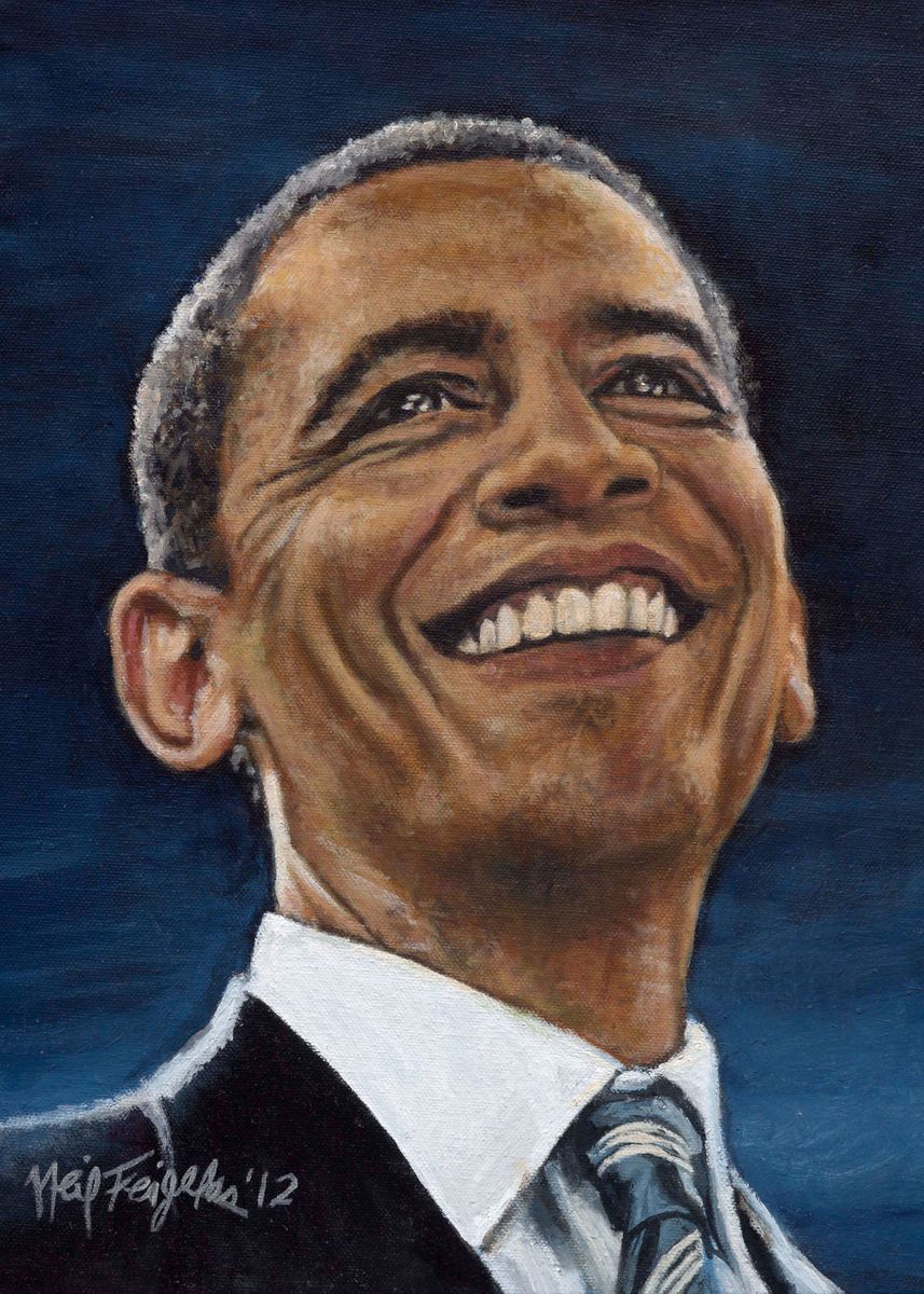 'President Barack Obama' Poster by neil feigeles | Displate