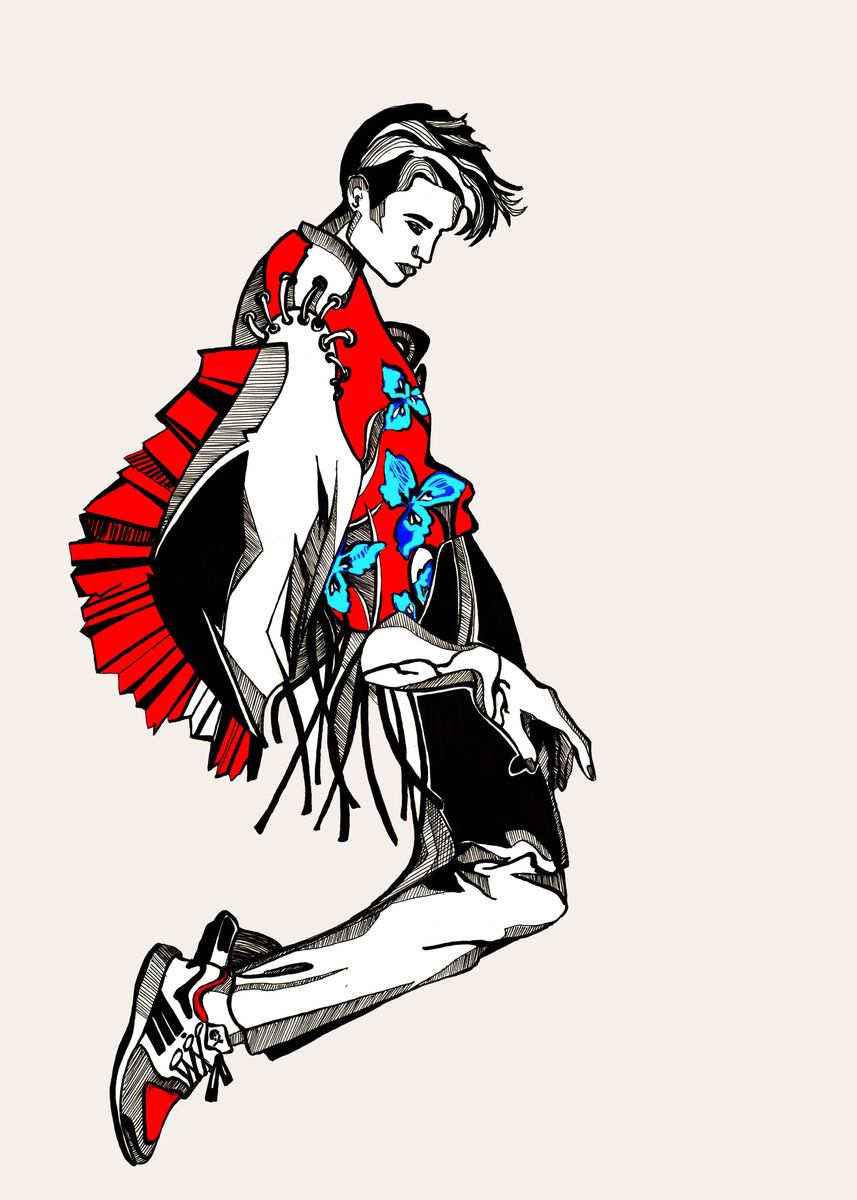 'Boy' Poster by Vytaute Lastauskaite | Displate