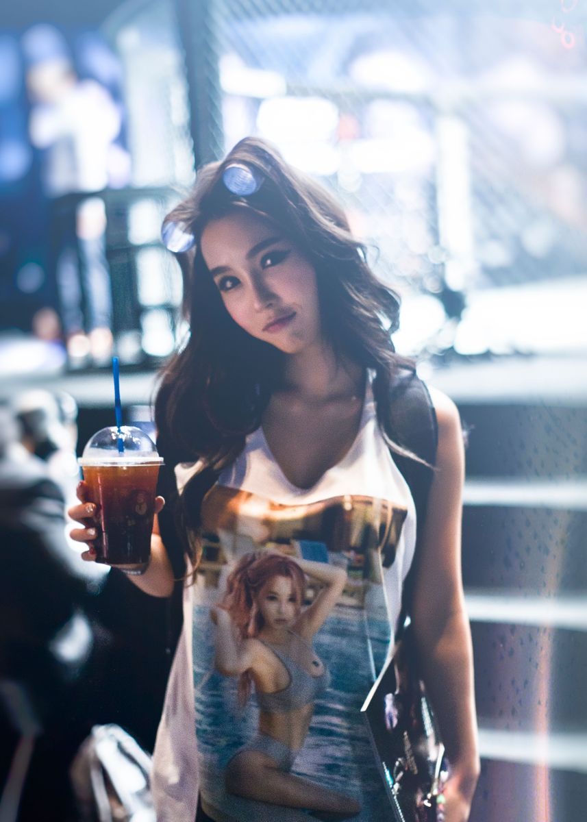 'LEE JINA' Poster by Benjamin Dupont | Displate