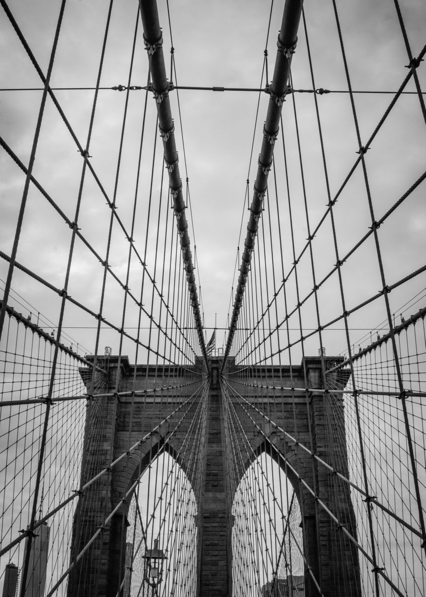 'Brooklyn Bridge' Poster, picture, metal print, paint by Connor ...