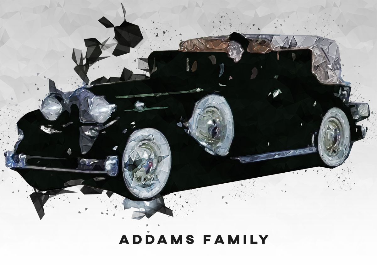 'Addams Family' Poster by Benjamin Cremer | Displate