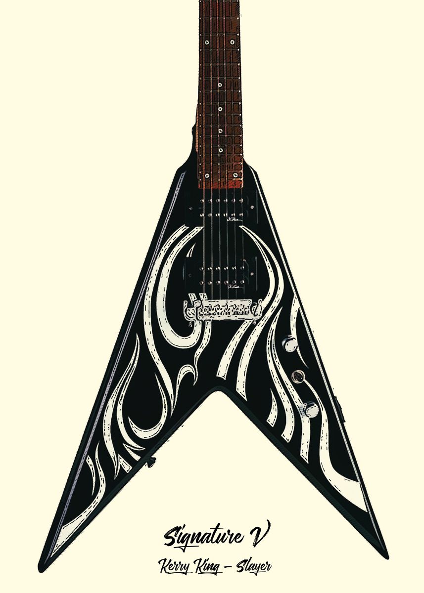 'Kerry King' Poster, picture, metal print, paint by Apo | Displate