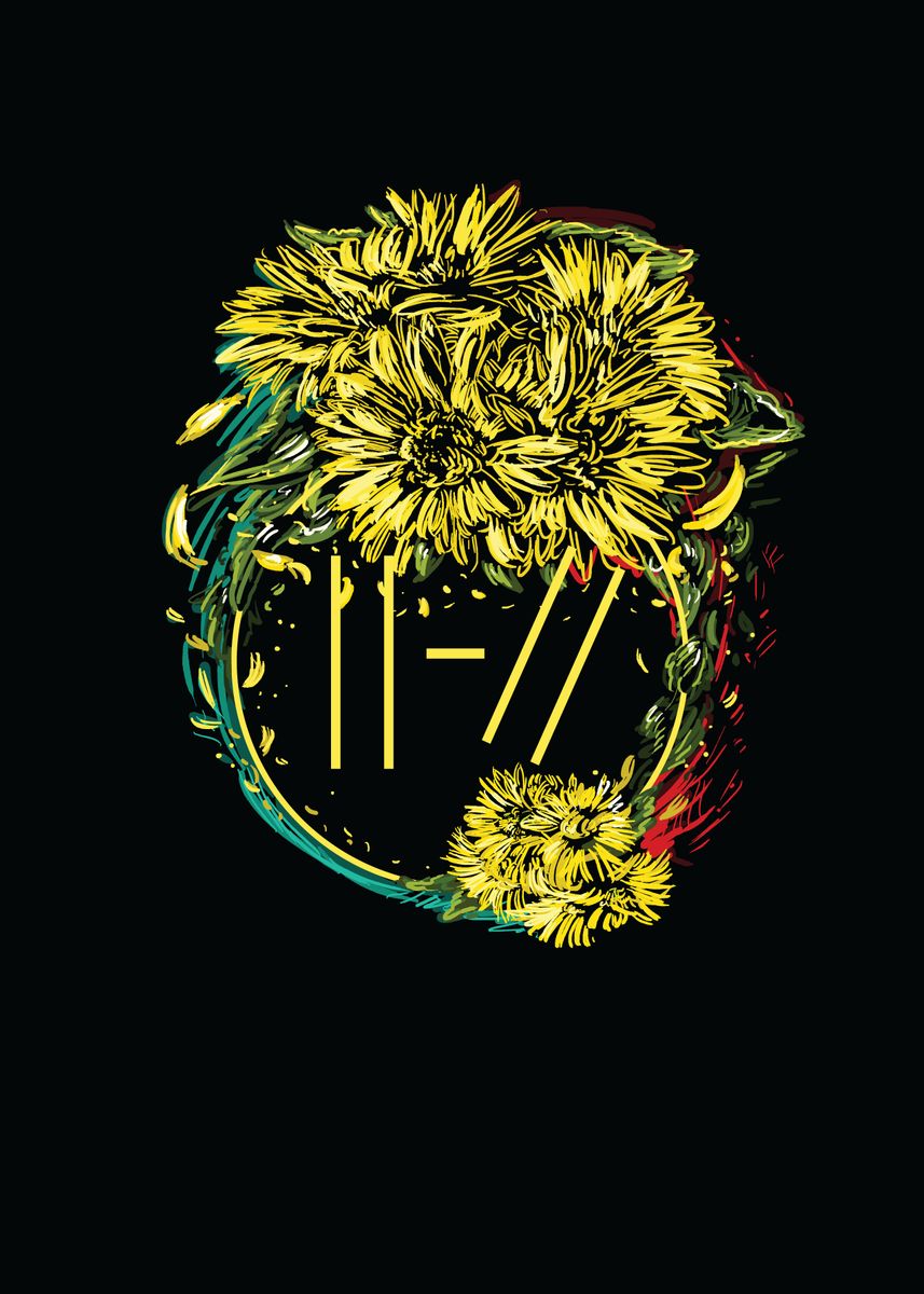 'Yellow Daisies' Poster, picture, metal print, paint by Jhon Lery Gorme ...