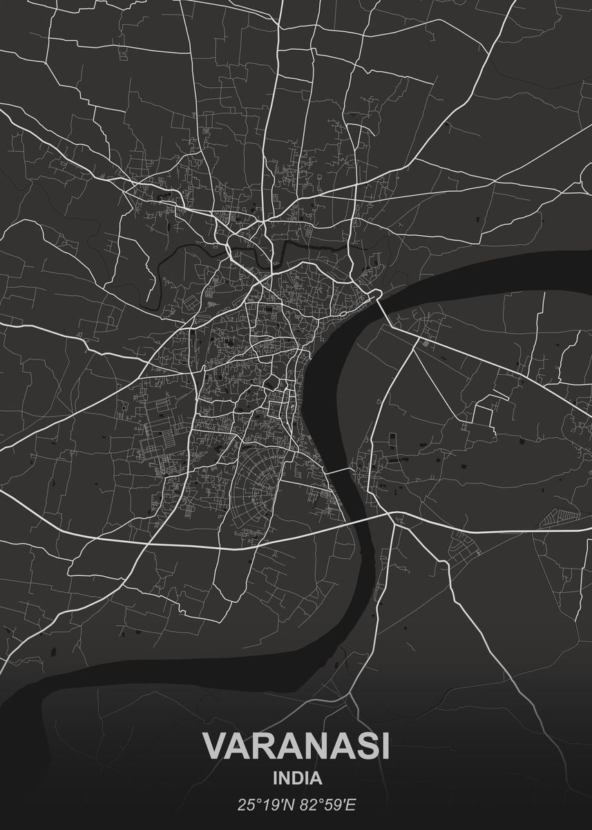 'VARANASI INDIA' Poster, picture, metal print, paint by Iwoko | Displate