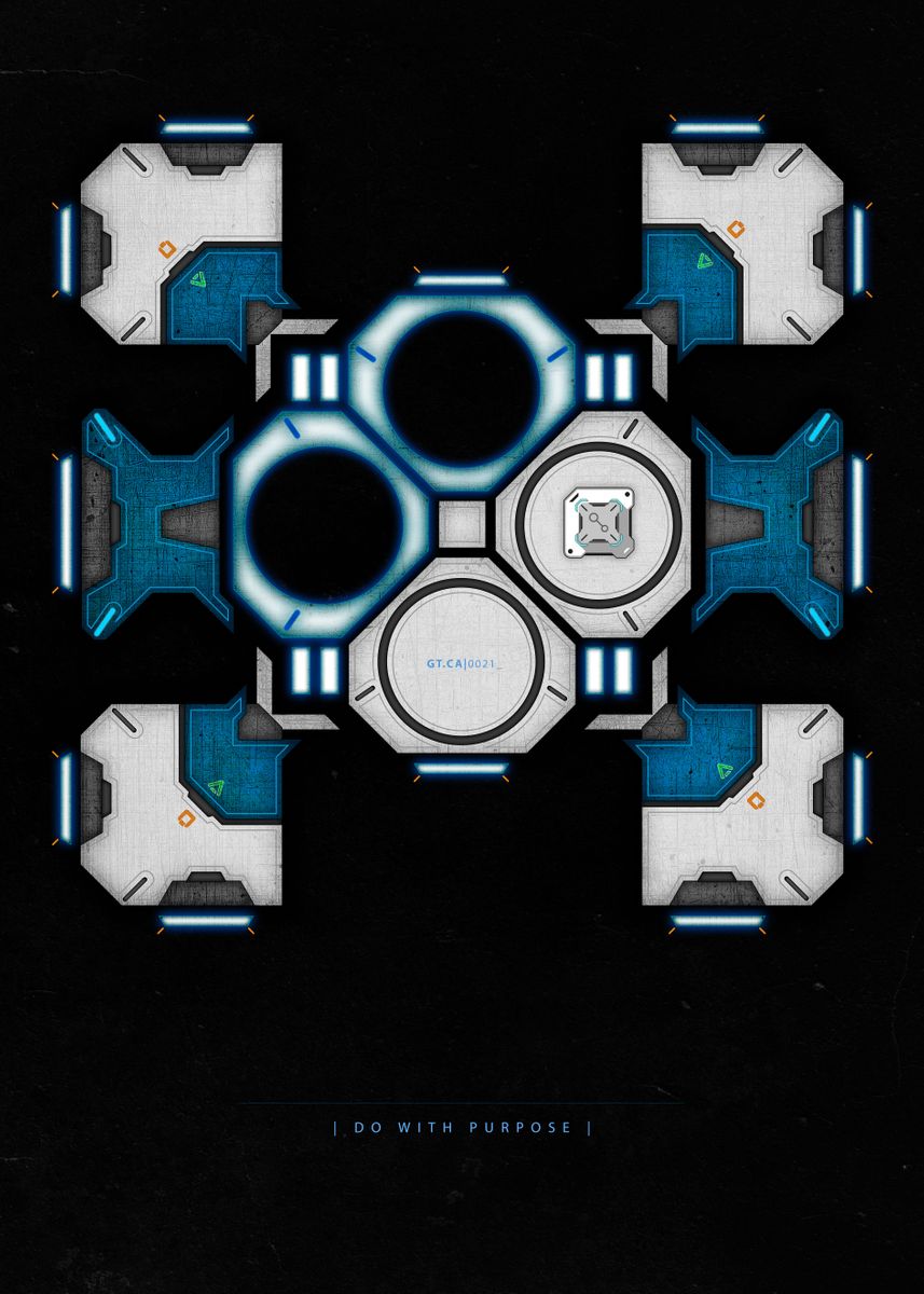 'Conviction Armour 0021' Poster by GAINZ TRAIN Andrew Bui | Displate