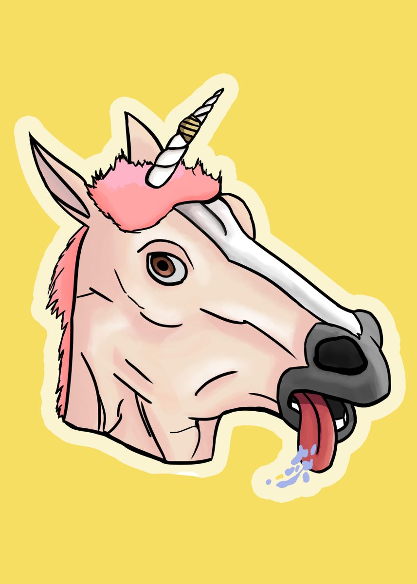 'Unicorn' Poster by Grigorescu Claudiu-Constantin | Displate