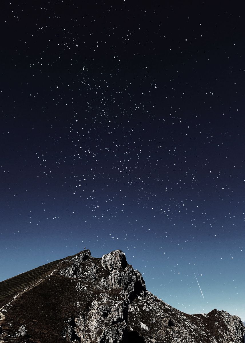 'Night Sky' Poster, picture, metal print, paint by Dmitry Belov | Displate