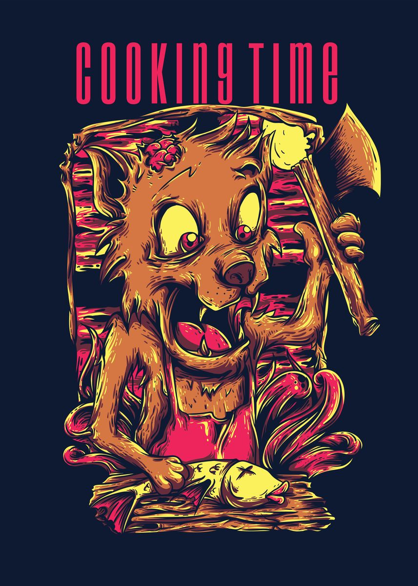 'Cooking Time' Poster by Ruslan Geliskhanov | Displate