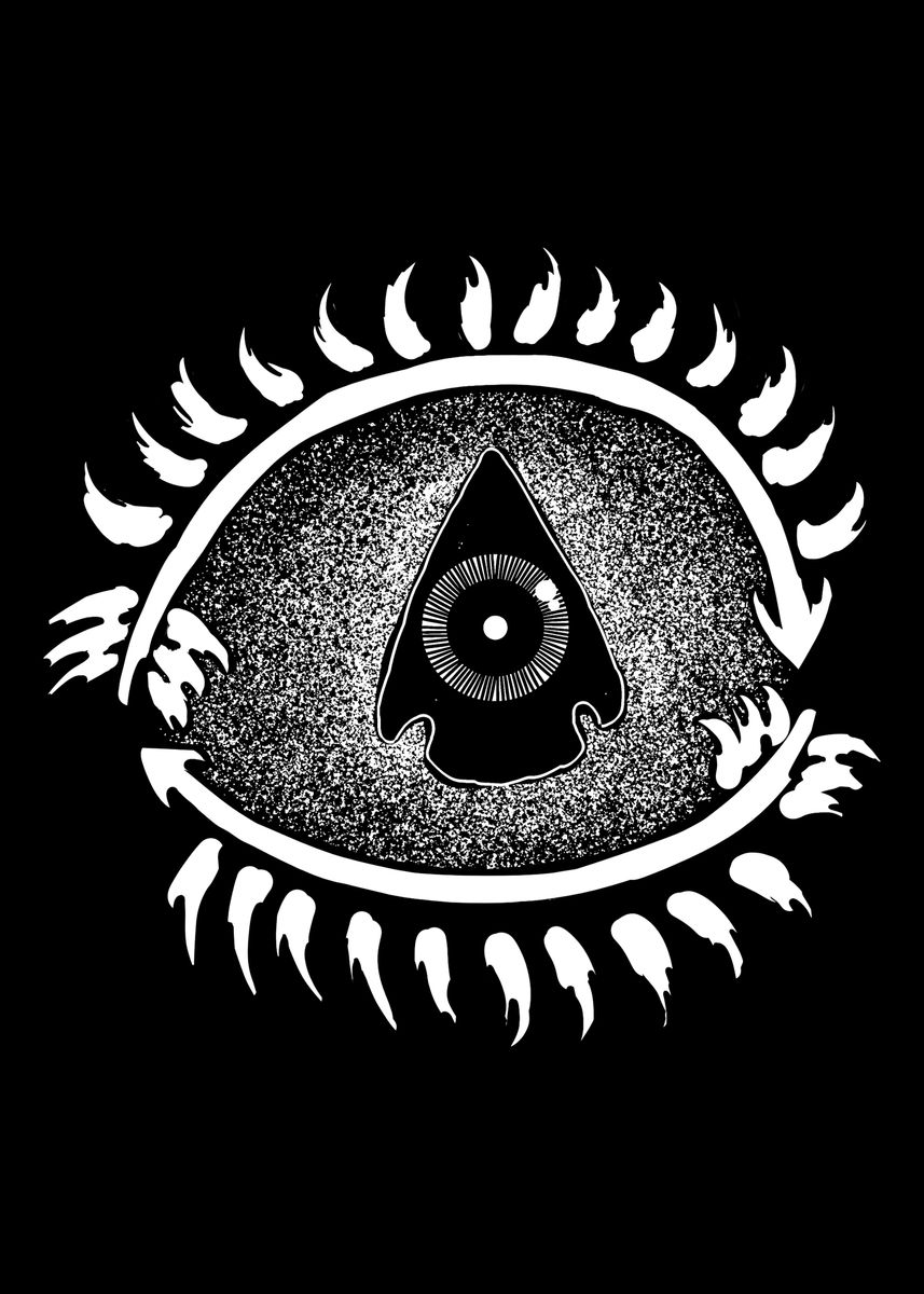 'Arrow Eye' Poster by design by sebrodbrick | Displate