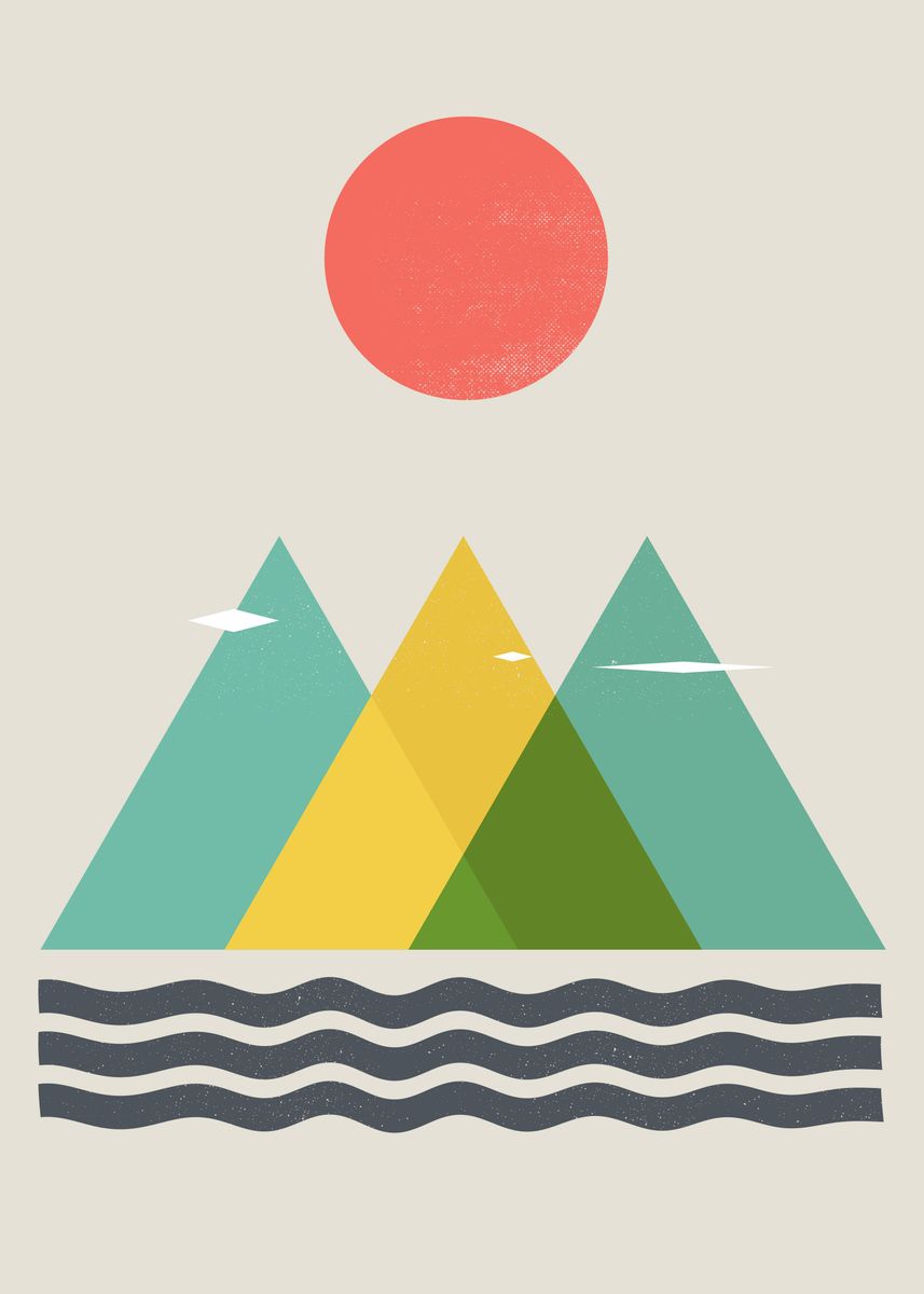 'Simple Nature' Poster by rocket man | Displate