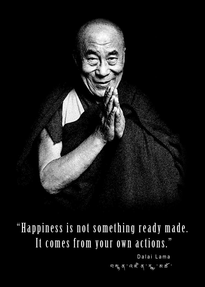 'Dalai Lama' Poster, picture, metal print, paint by Carlos Marques ...