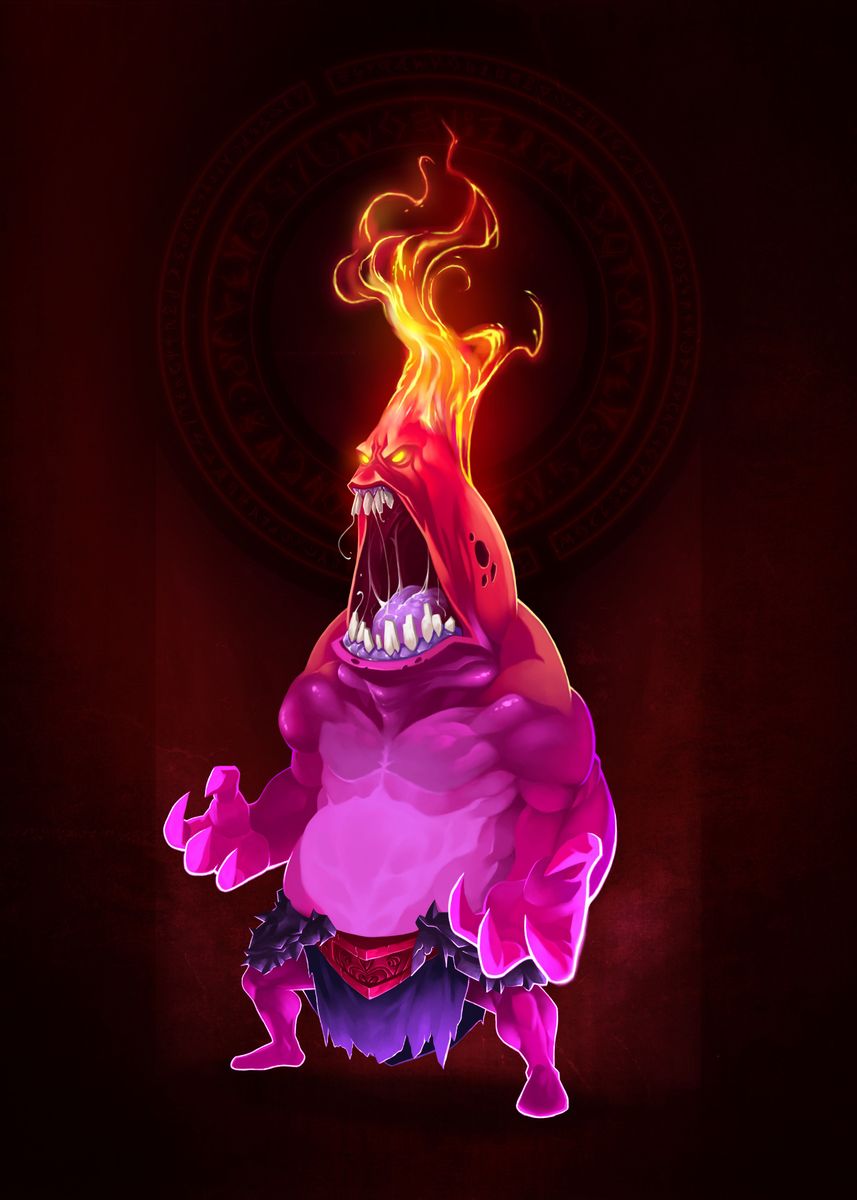 'Wrath' Poster, picture, metal print, paint by Anthro Katipunan | Displate