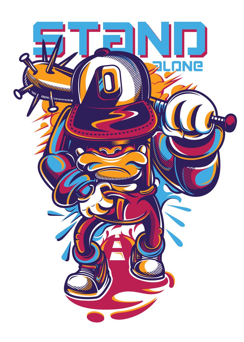 'Stand alone' Poster, picture, metal print, paint by Ruslan Geliskhanov ...