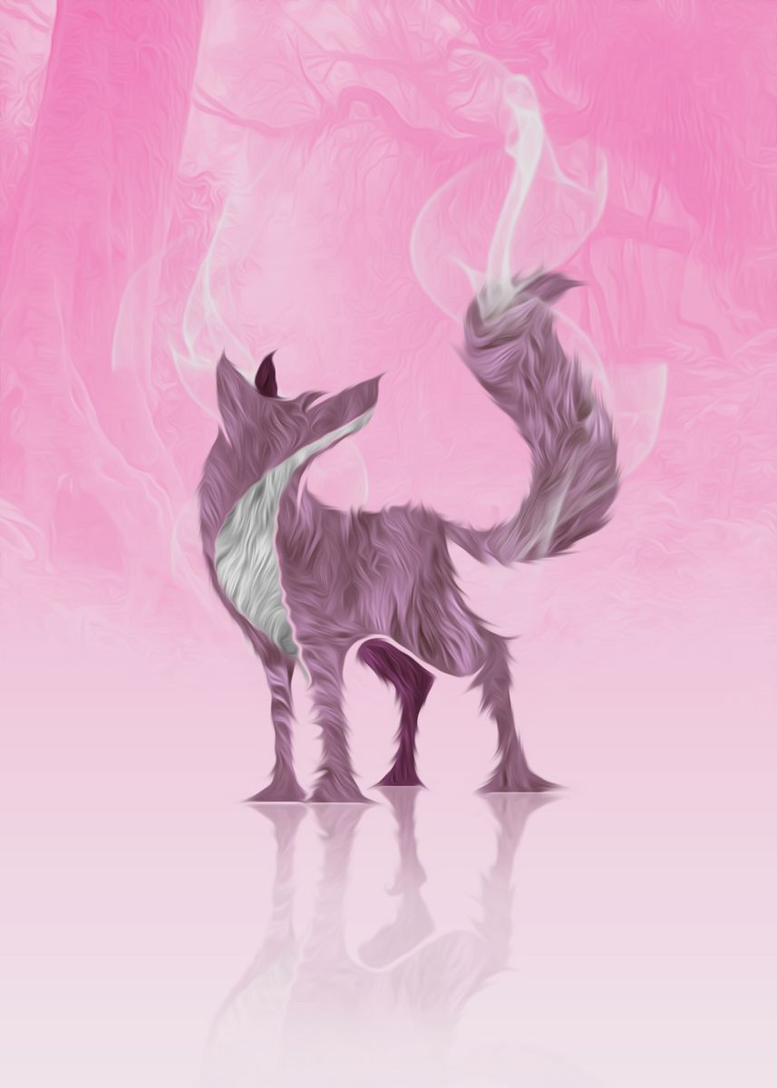 'Foxie' Poster by Markuzzel Elli | Displate