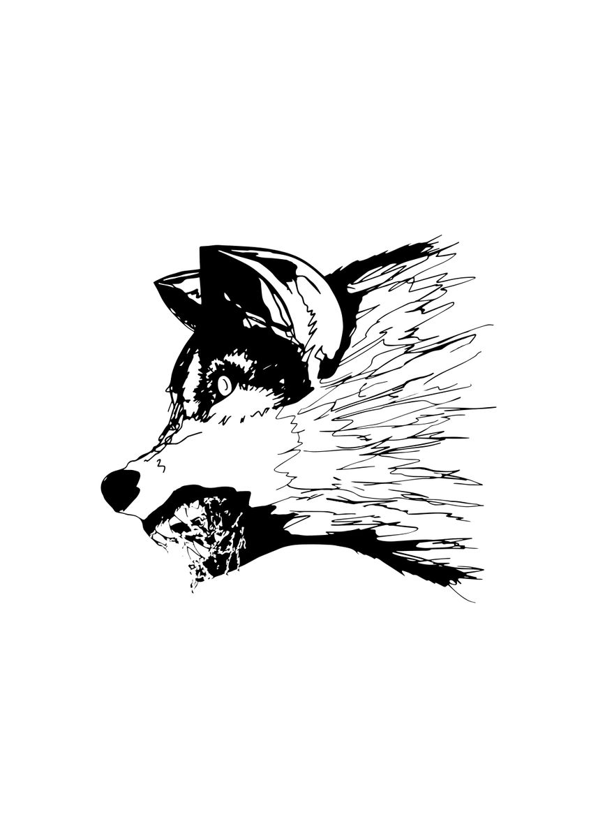 'Angry Wolf' Poster, picture, metal print, paint by Euglen Xhaferi ...