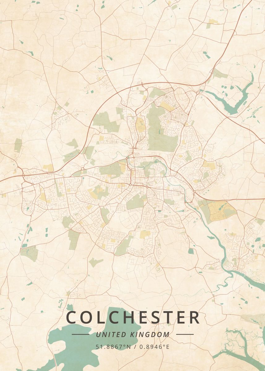 'Colchester United Kingdom' Poster, picture, metal print, paint by ...