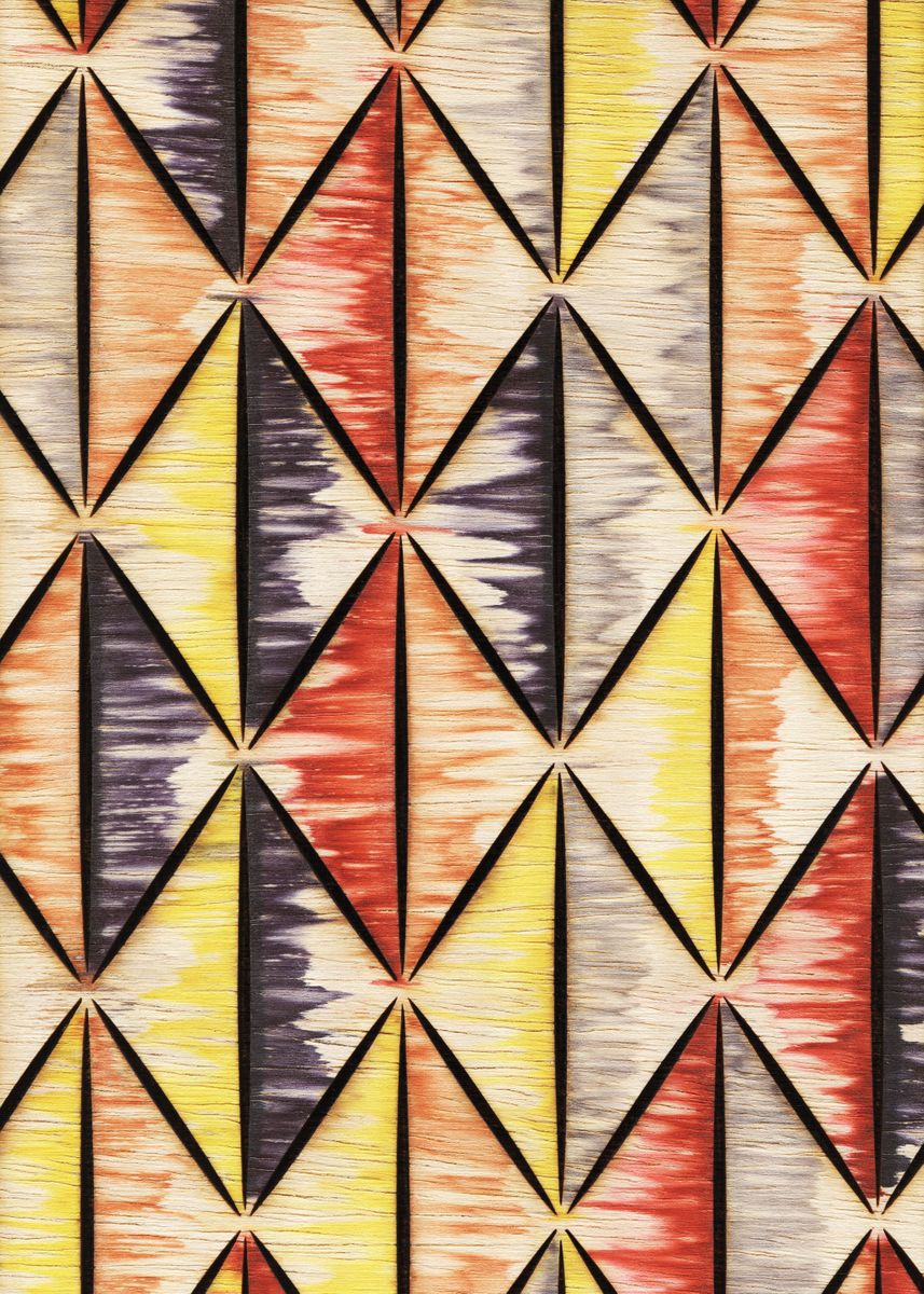 'Retro Diamond Pattern' Poster by Kathryn Ferguson | Displate