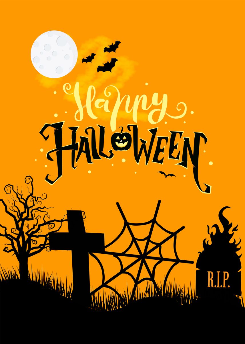'Halloween' Poster by Tien Phan | Displate