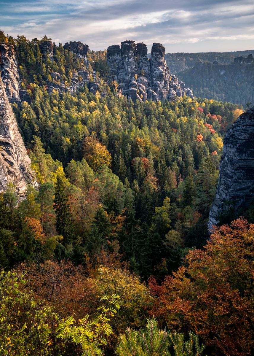 'Saxon Switzerland I' Poster, picture, metal print, paint by Tobias ...