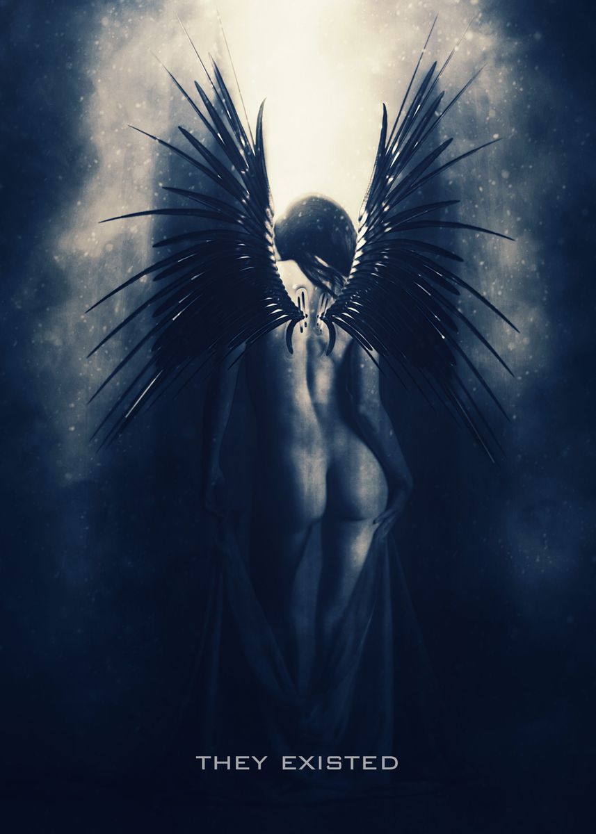 'angel and demon' Poster, picture, metal print, paint by Gab Fernando ...