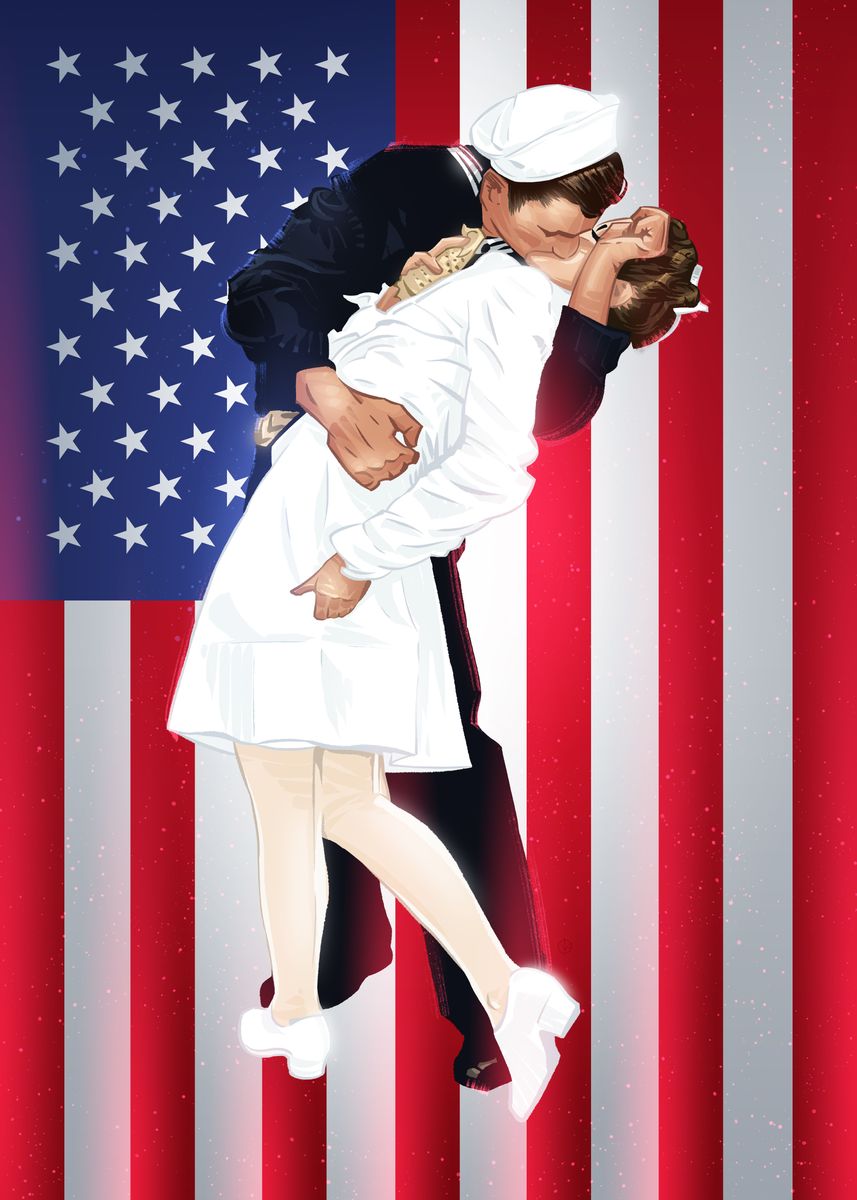 'VJ Day' Poster by Nikita Abakumov | Displate
