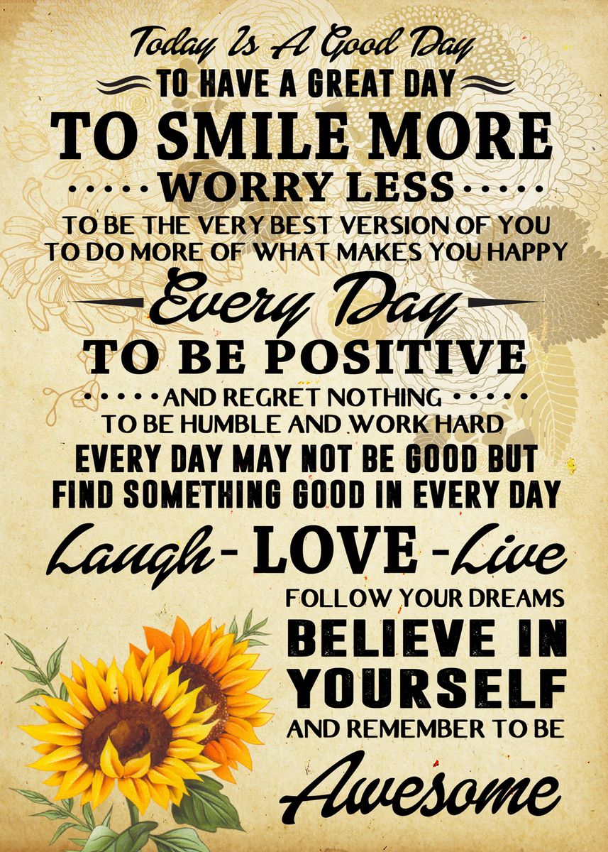 'sunflower poster' Poster, picture, metal print, paint by Hannah Lala ...