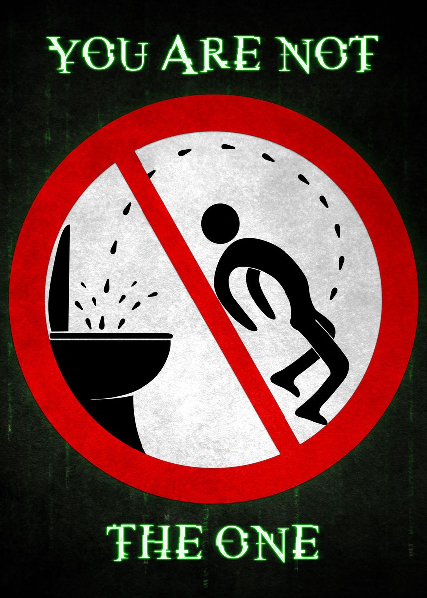 'WC' Poster, picture, metal print, paint by Groltard | Displate