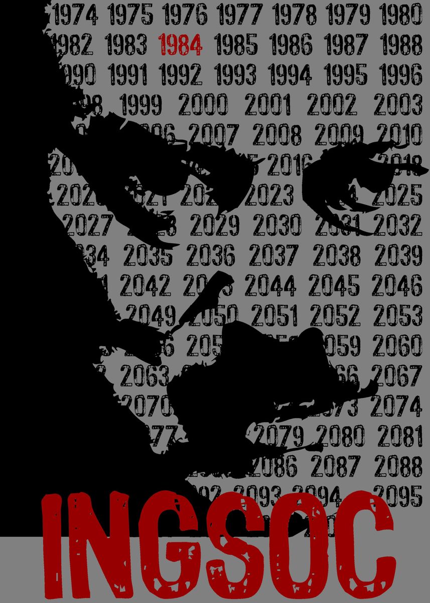 '1984 Poster' Poster by Scar Design | Displate