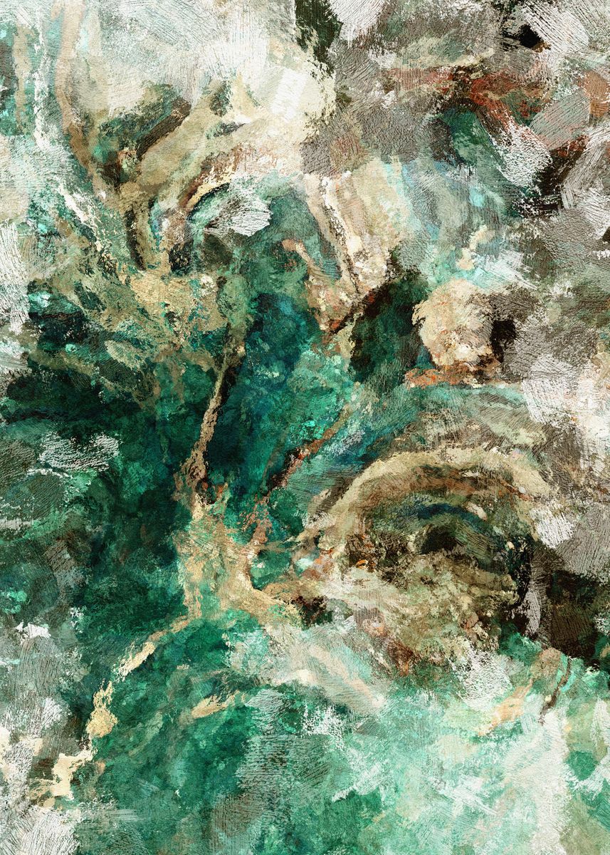 'Abstract Painting' Poster, picture, metal print, paint by Deniz A ...