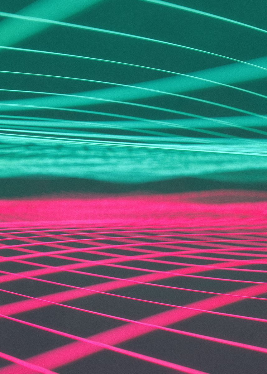 'Inverted Grids' Poster by Josh Lapham | Displate