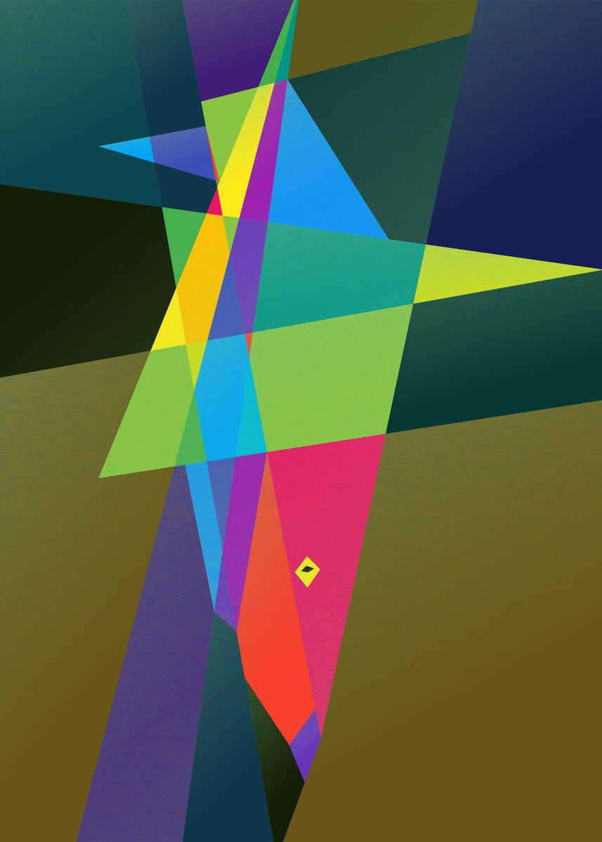 'abstract shark' Poster by cirt raul | Displate