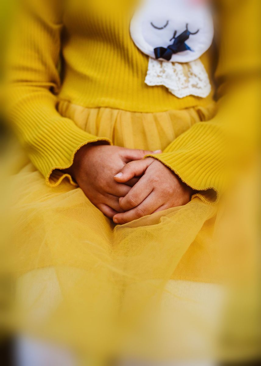 'Little yellow prayer' Poster, picture, metal print, paint by DPompa ...