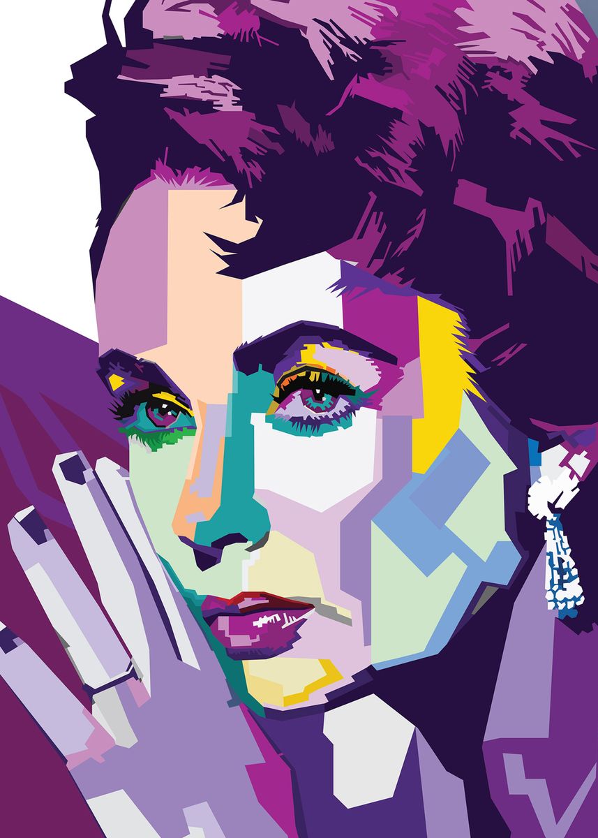 'Elizabeth Taylor Pop Art' Poster, picture, metal print, paint by ...
