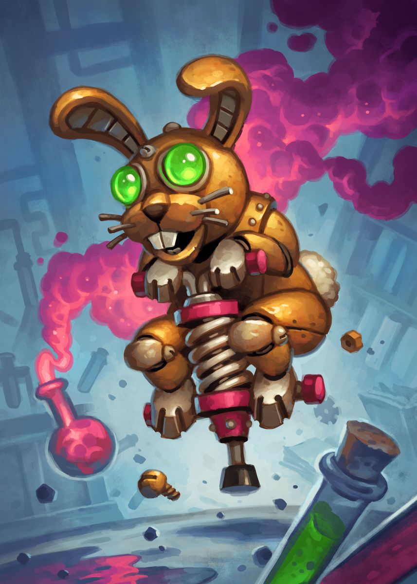 'Pogo-Hopper' Poster, picture, metal print, paint by Blizzard | Displate