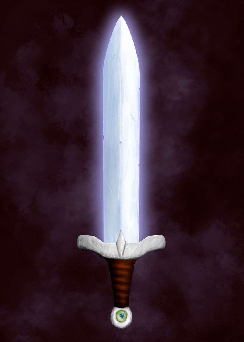 'Magic Sword' Poster, picture, metal print, paint by David Martín ...