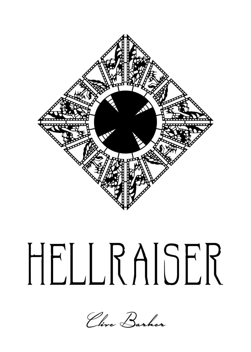 'Hellraiser White' Poster, picture, metal print, paint by BB Design ...