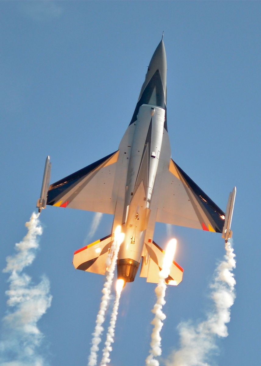 'Dropping Flares' Poster, picture, metal print, paint by Conceptual ...