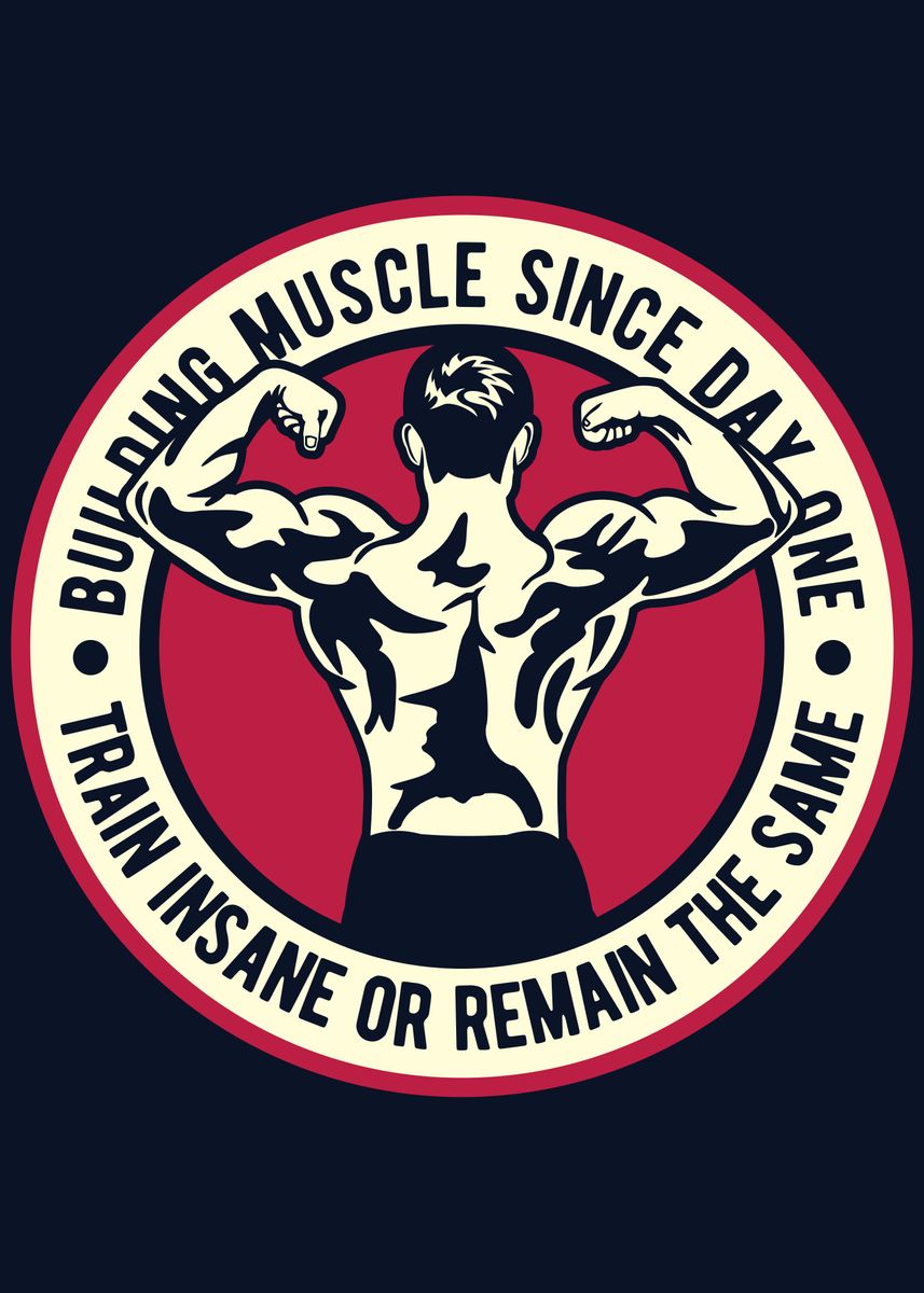 'Muscle' Poster, picture, metal print, paint by Chris Simmons | Displate