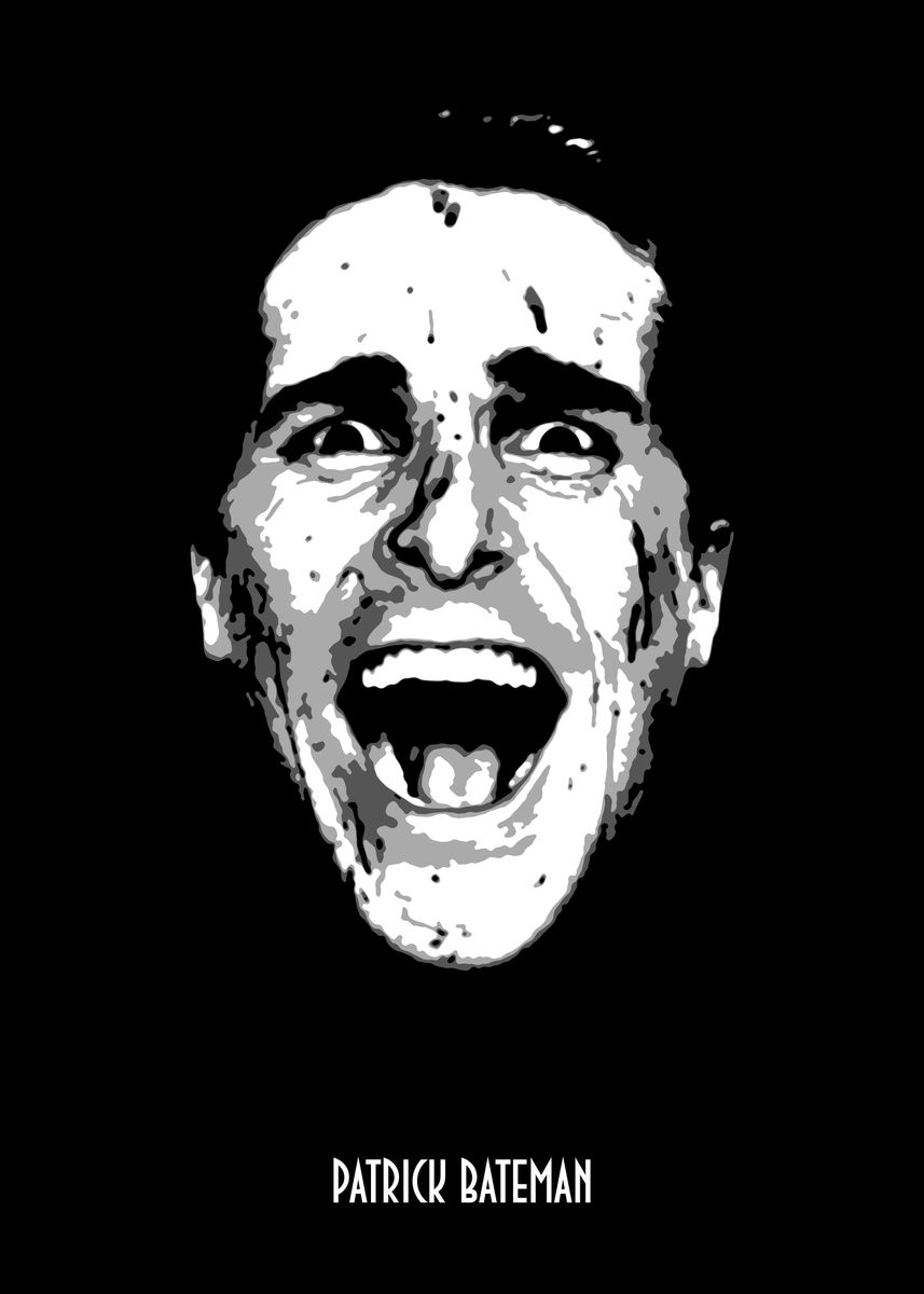 'Patrick Bateman' Poster, picture, metal print, paint by BB Design ...