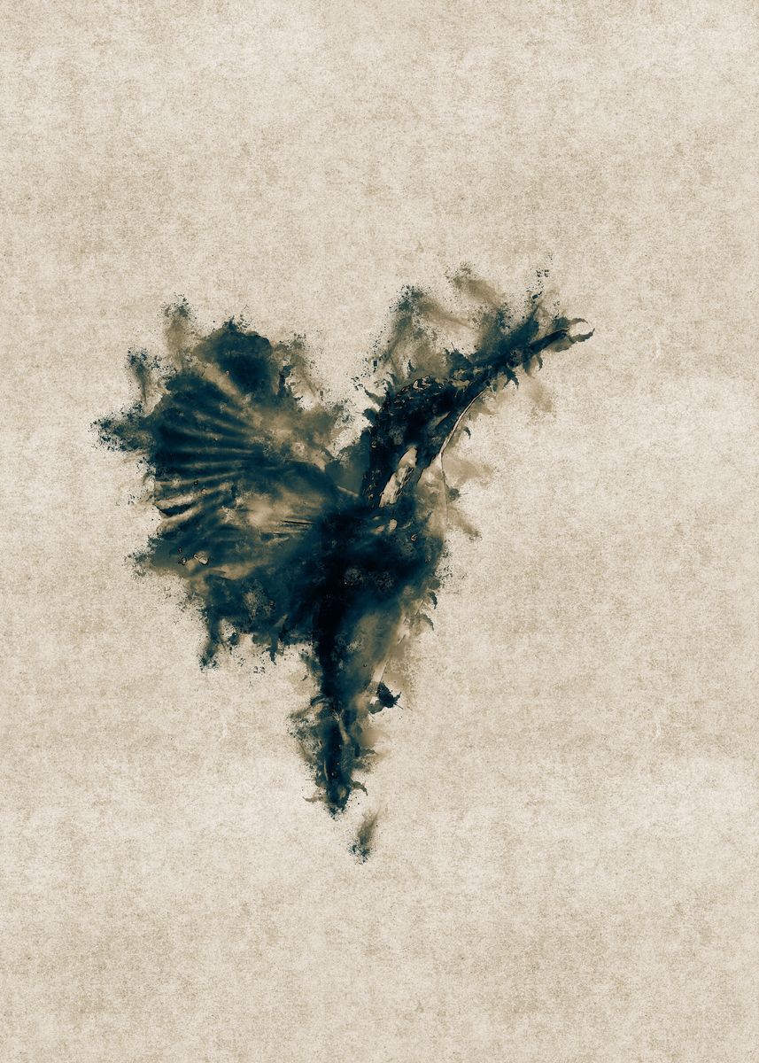 'Kingfisher' Poster, picture, metal print, paint by 4T4 Design Studio ...