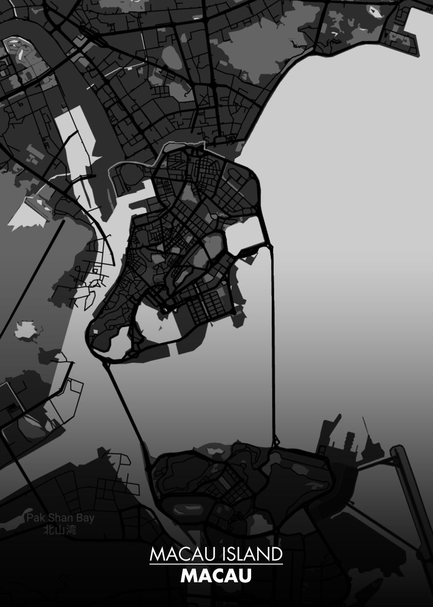 'Macau Island Macau ' Poster by Fanfreak | Displate