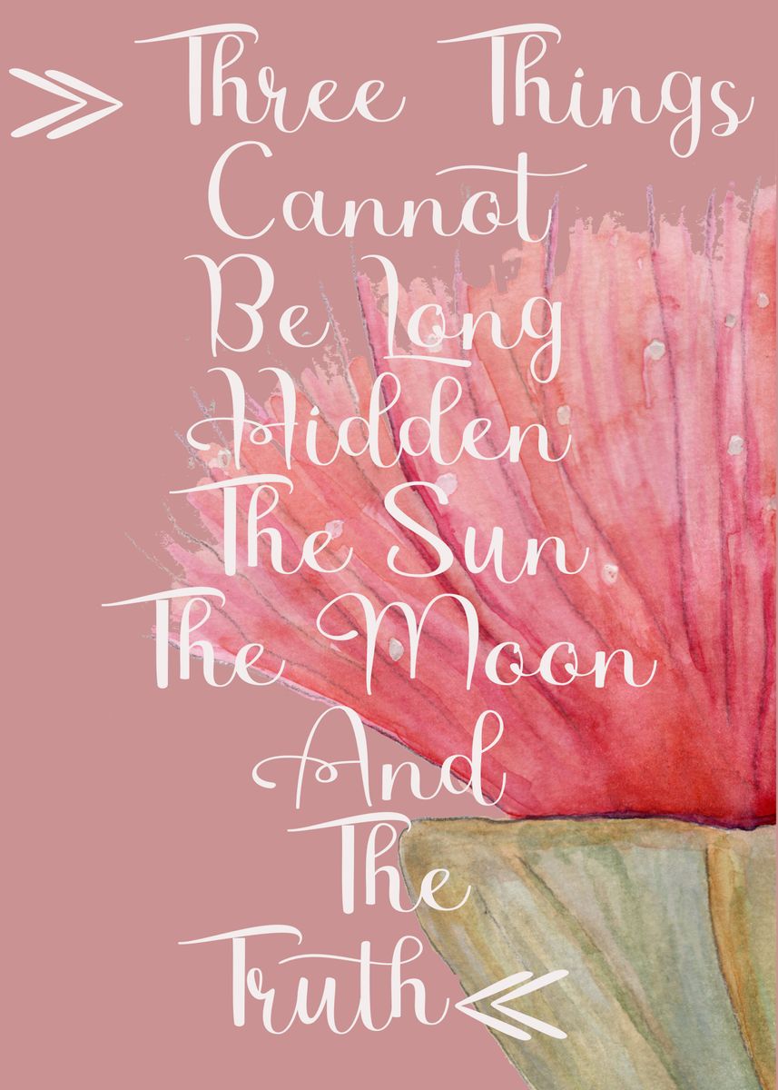 'Three Things' Poster by EMJAY Heiss | Displate