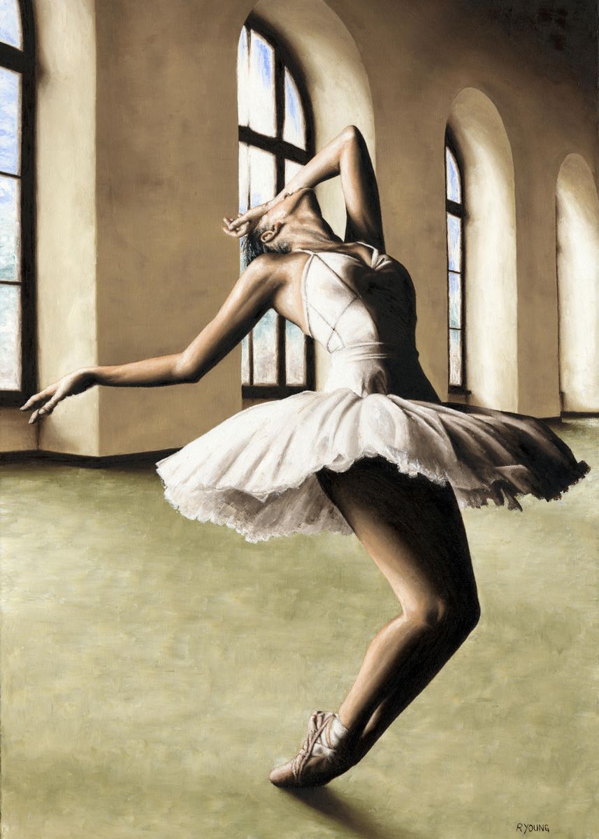 'Halcyon Ballerina' Poster, picture, metal print, paint by Richard ...