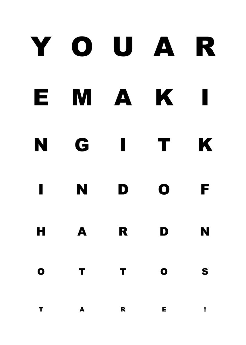 'STARING' Poster, picture, metal print, paint by elena montanari | Displate