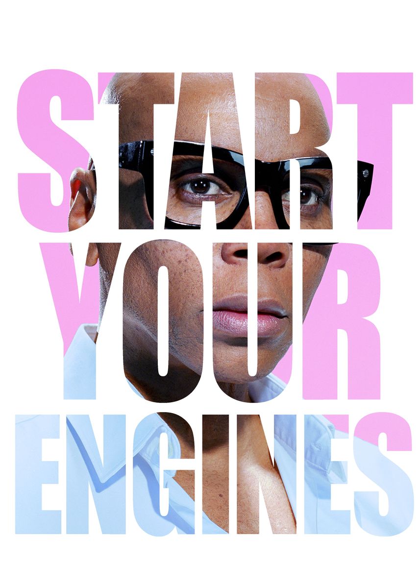 'start your engines' Poster, picture, metal print, paint by Kayla Ren ...