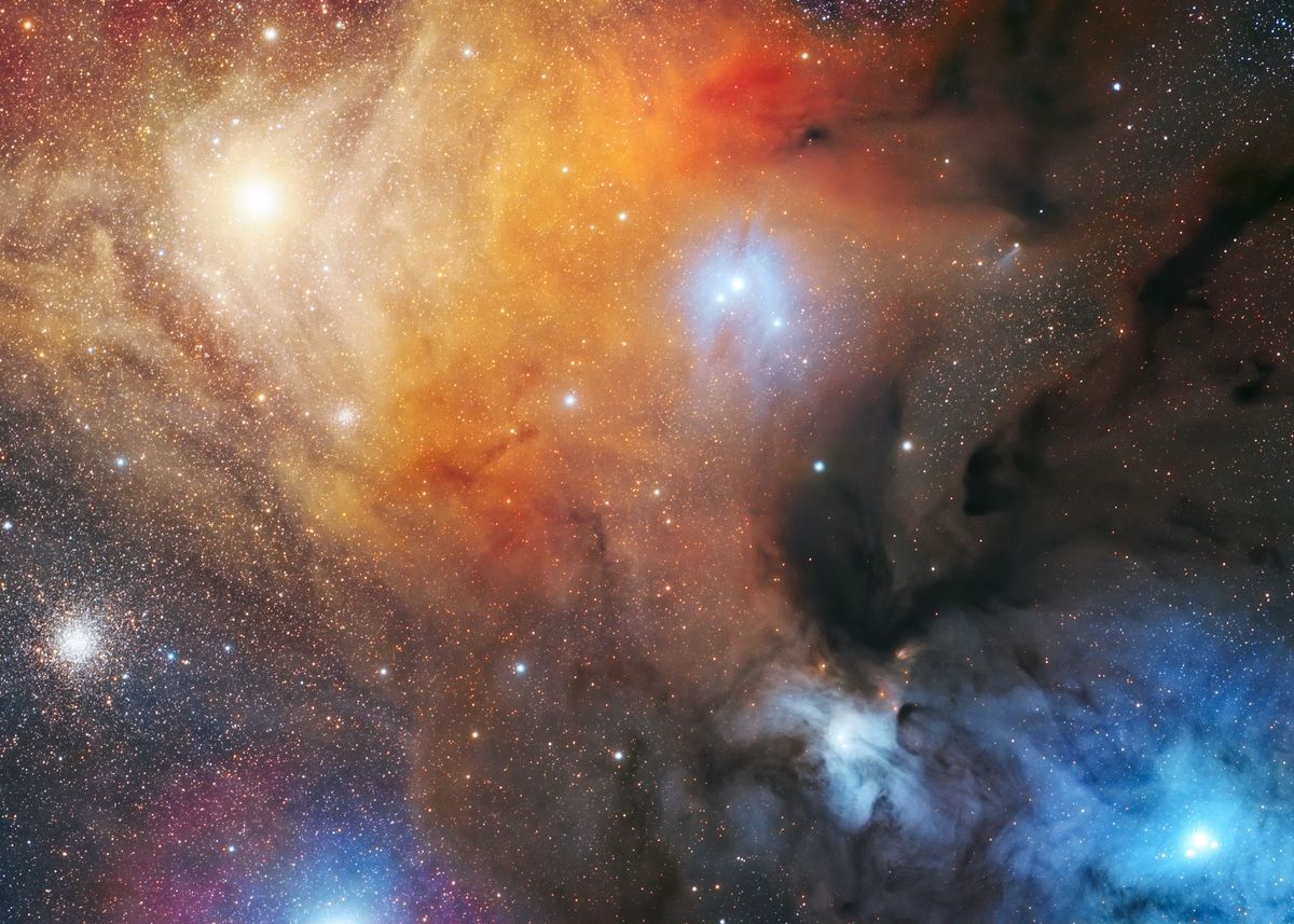 'Rho Ophiuchi Clouds' Poster by Adam Jesionkiewicz | Displate