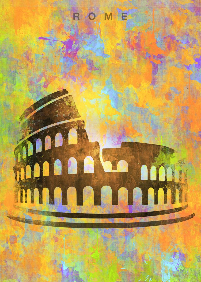 'Rome' Poster by Simon Garcia | Displate
