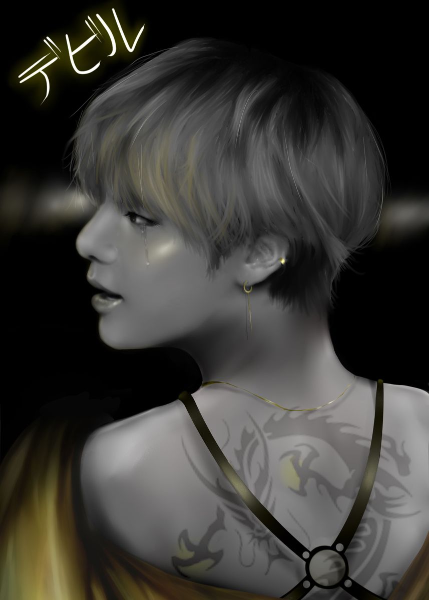 'Golden Dancer' Poster, picture, metal print, paint by Andreea Gr ...