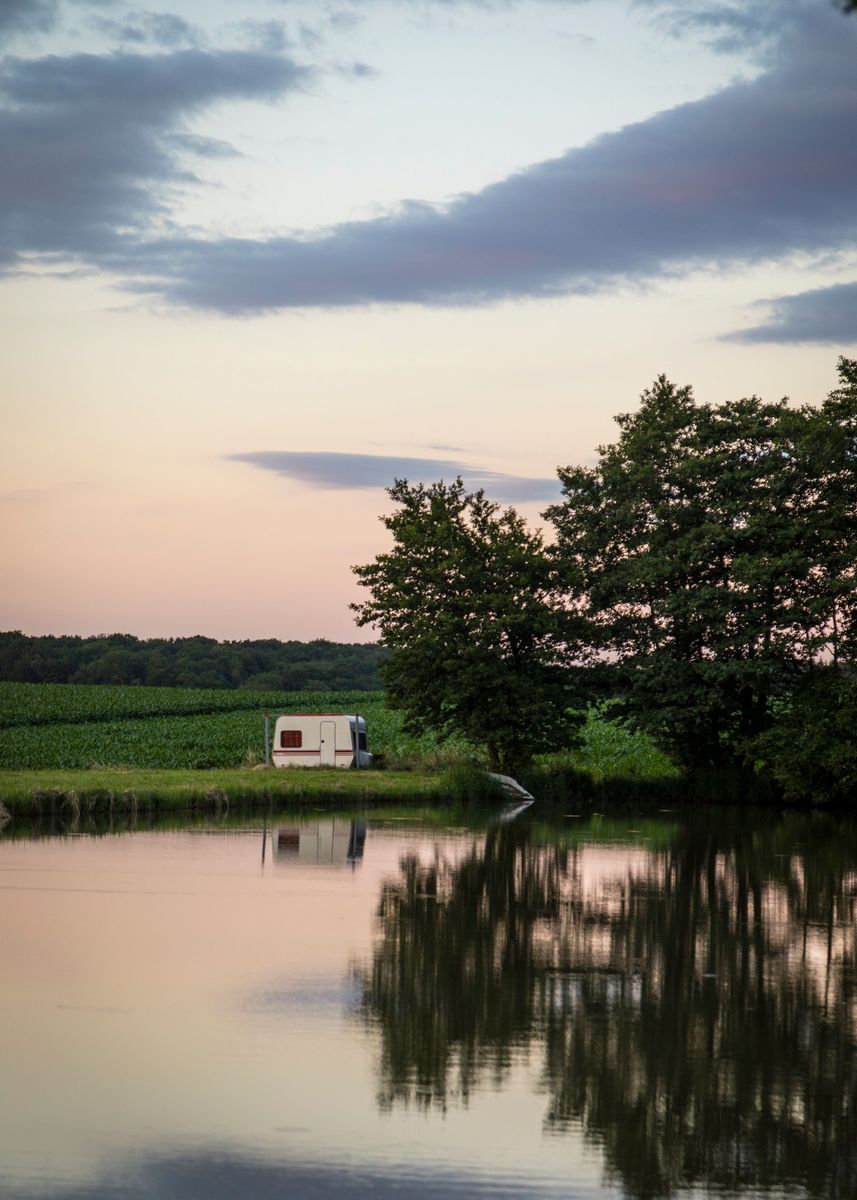 'Caravan' Poster, picture, metal print, paint by Jorge Fernandez | Displate