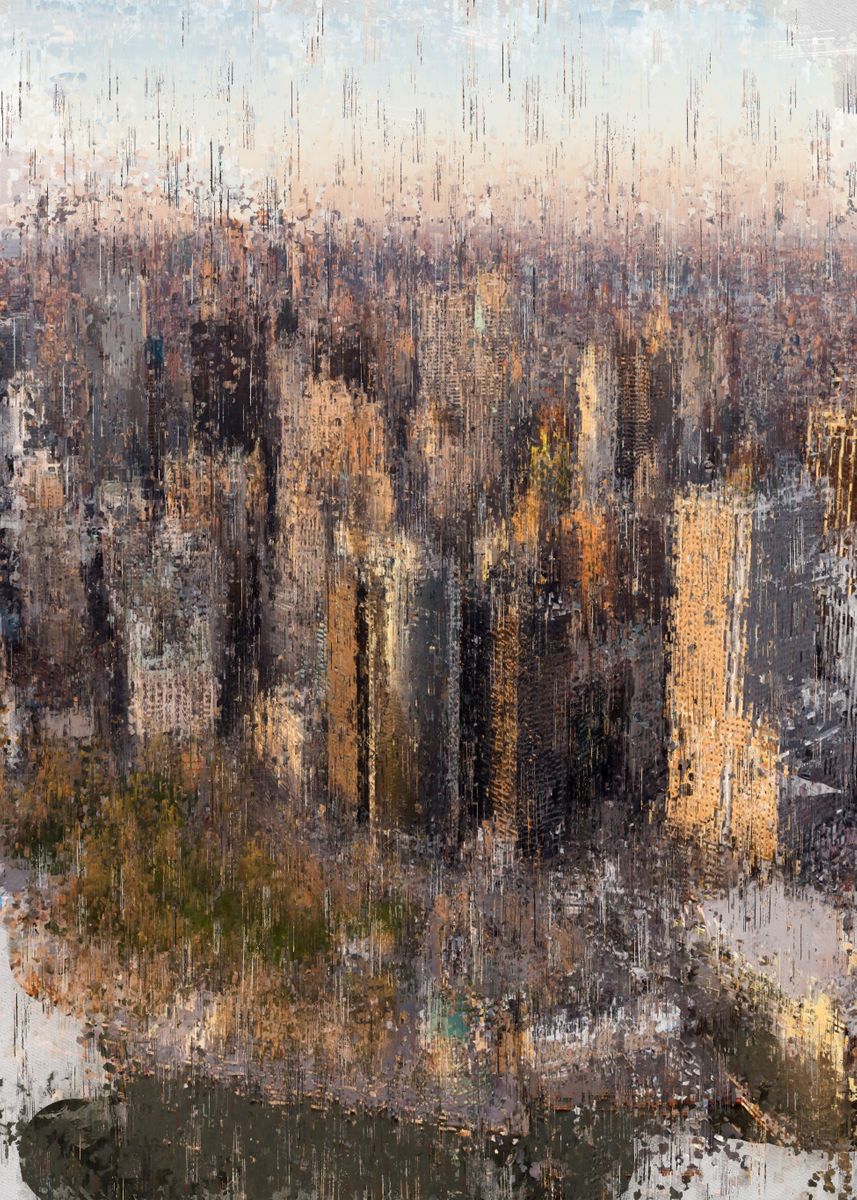 'Manhattan' Poster by Benjamin Cremer | Displate